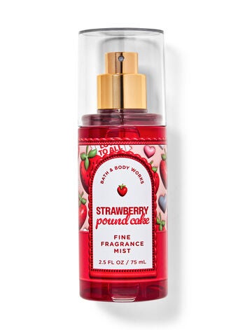 Strawberry Pound Cake Travel Size Fine Fragrance Mist | Bath & Body Works
