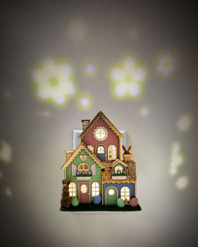 Easter Village Nightlight Projector Wallflowers Fragrance Plug ...