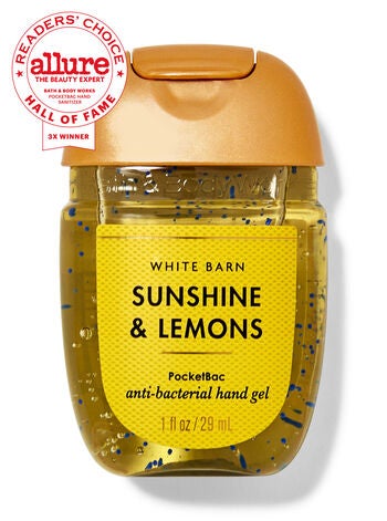 Sunshine & Lemons PocketBac Hand Sanitizer - White Barn | Bath & Body Works