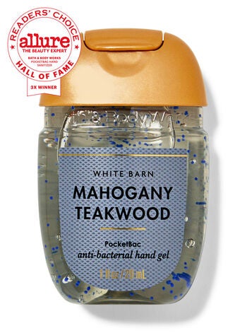 Mahogany Teakwood PocketBac Hand Sanitizer - White Barn | Bath & Body Works