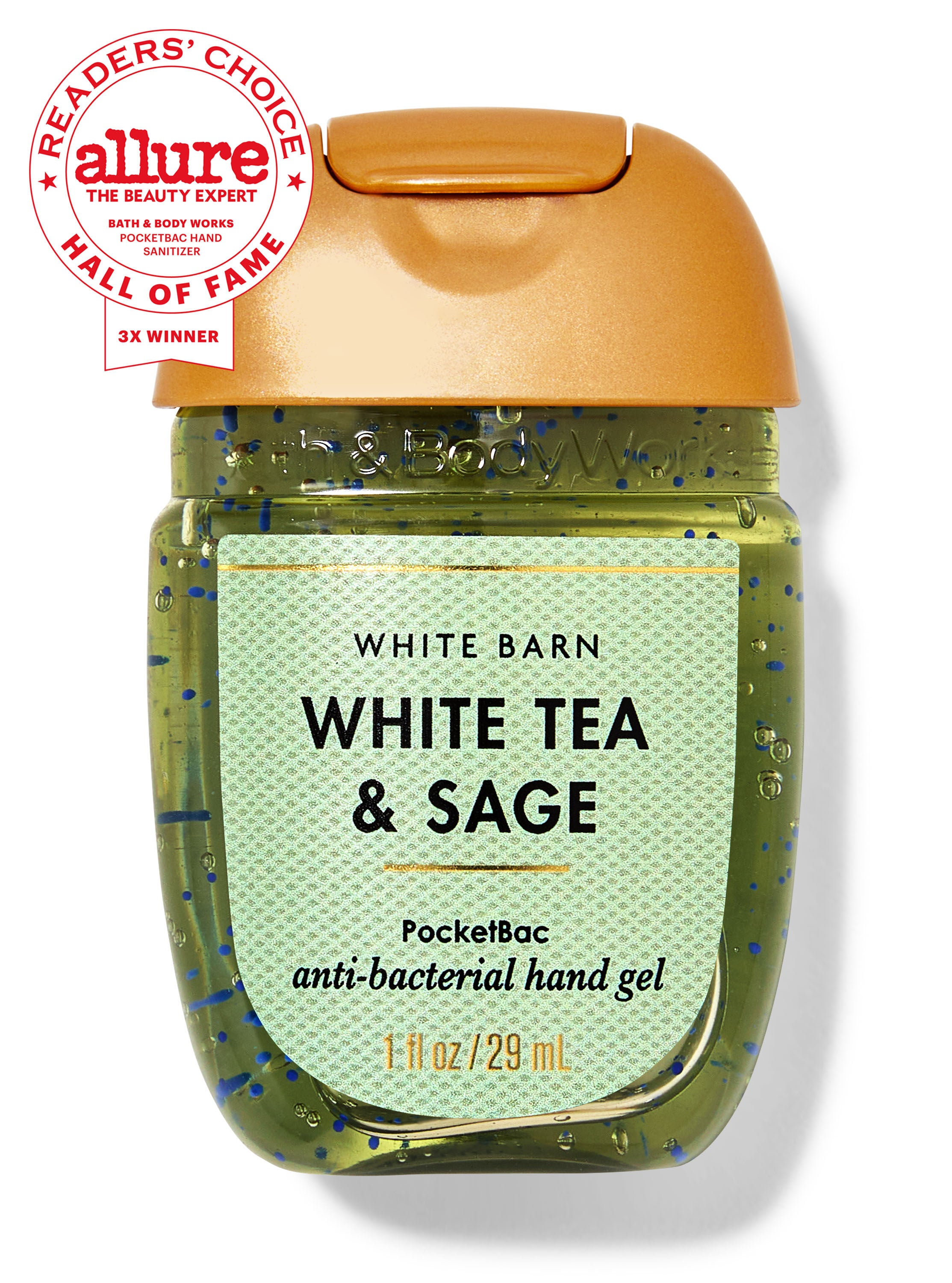 White Tea Sage PocketBac Hand Sanitizer White Barn Bath Body Works