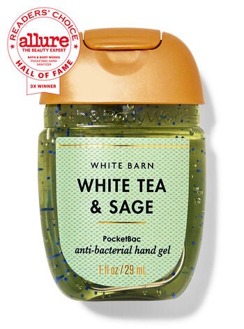 White Tea & Sage PocketBac Hand Sanitizer - White Barn | Bath & Body Works