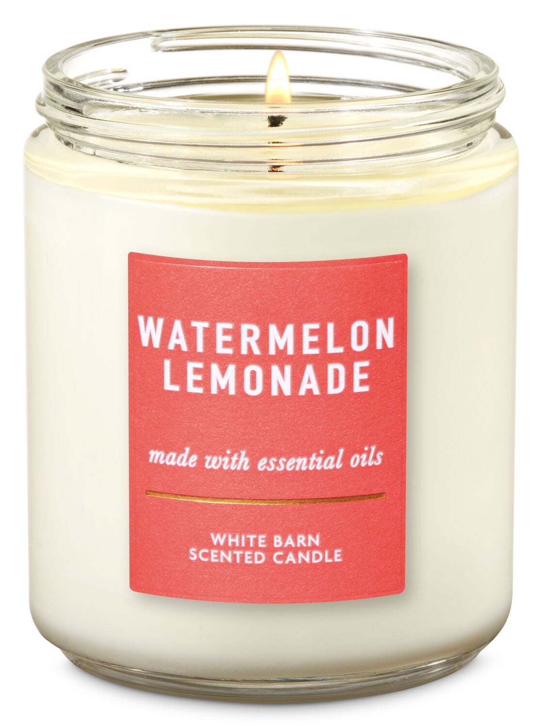 Watermelon Lemonade Single Wick Candle Bath Body Works