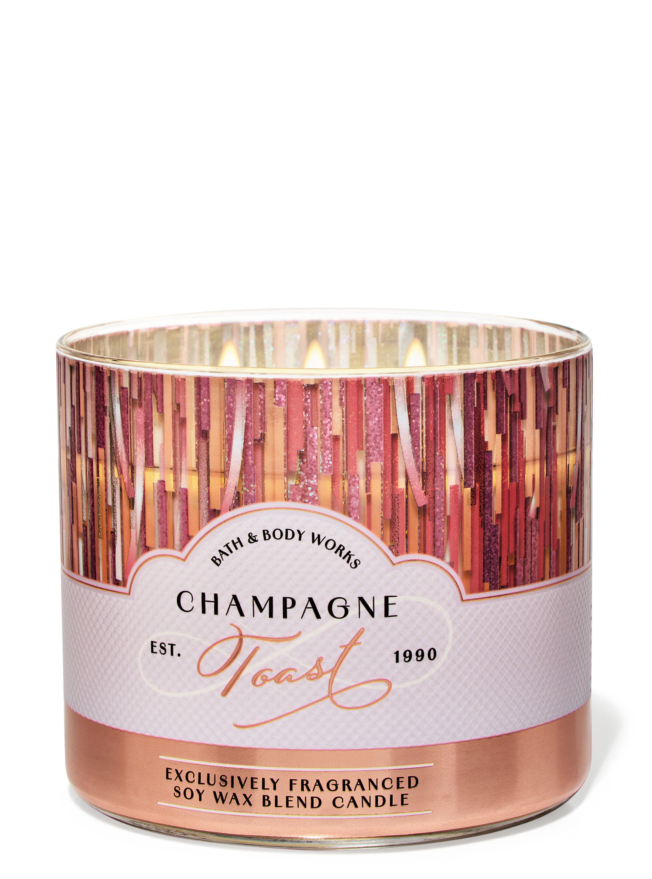 Champagne Toast 3 Wick Candle Bath Body Works