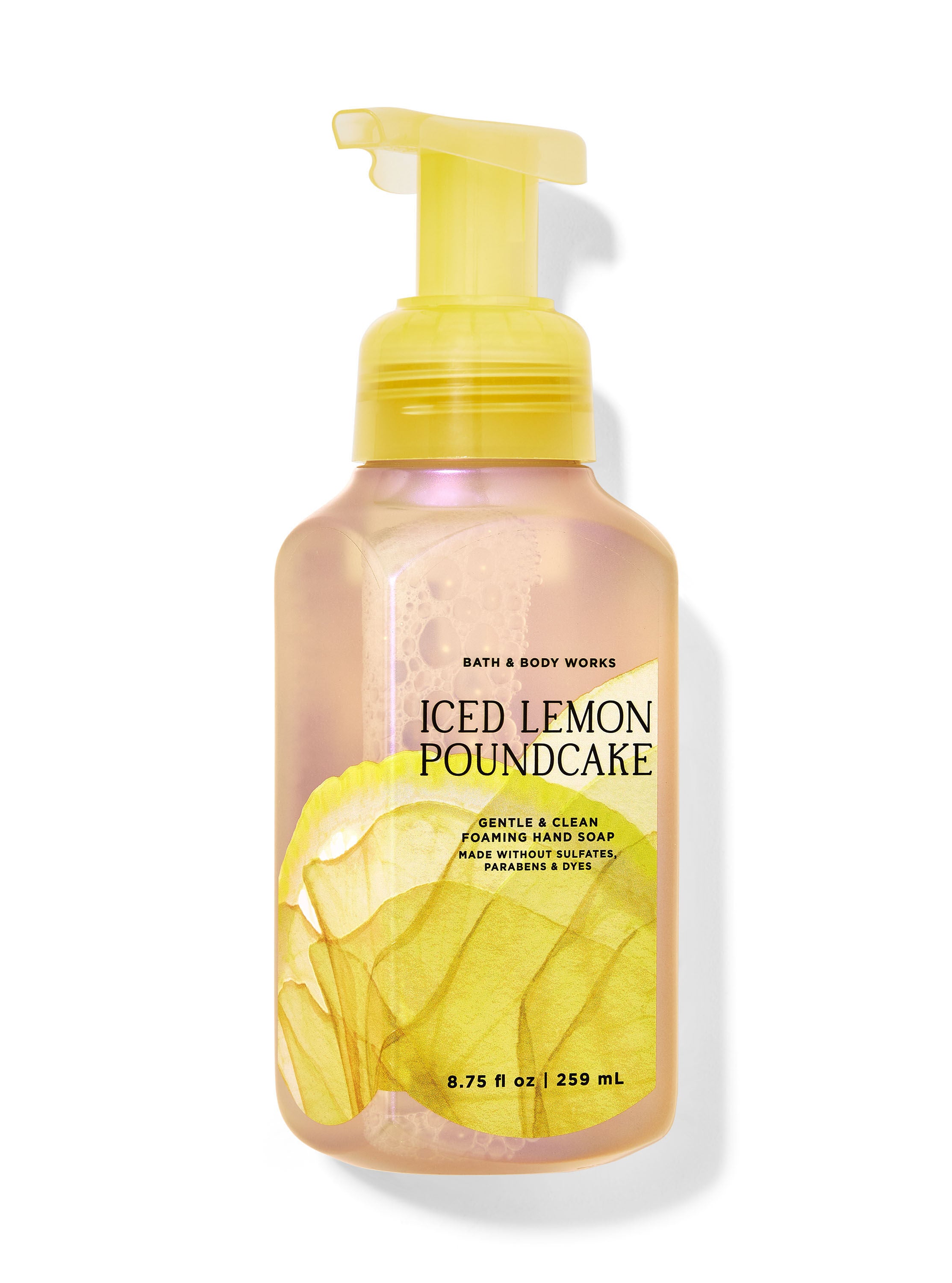Bath And Body Works Iced Lemon Pound Cake Gentle And Clean Foaming Hand