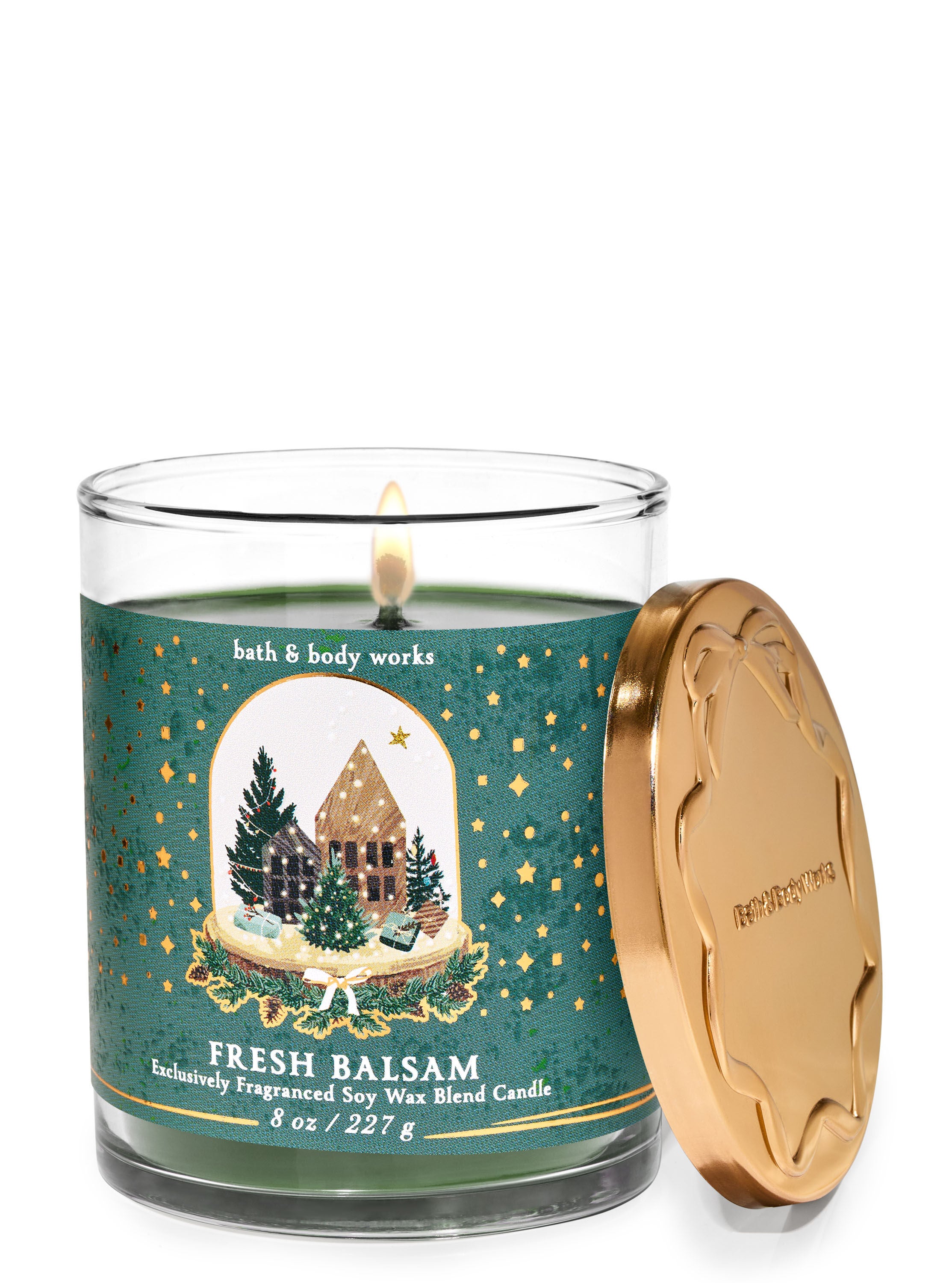 Fresh Balsam Single Wick Candle Bath Body Works