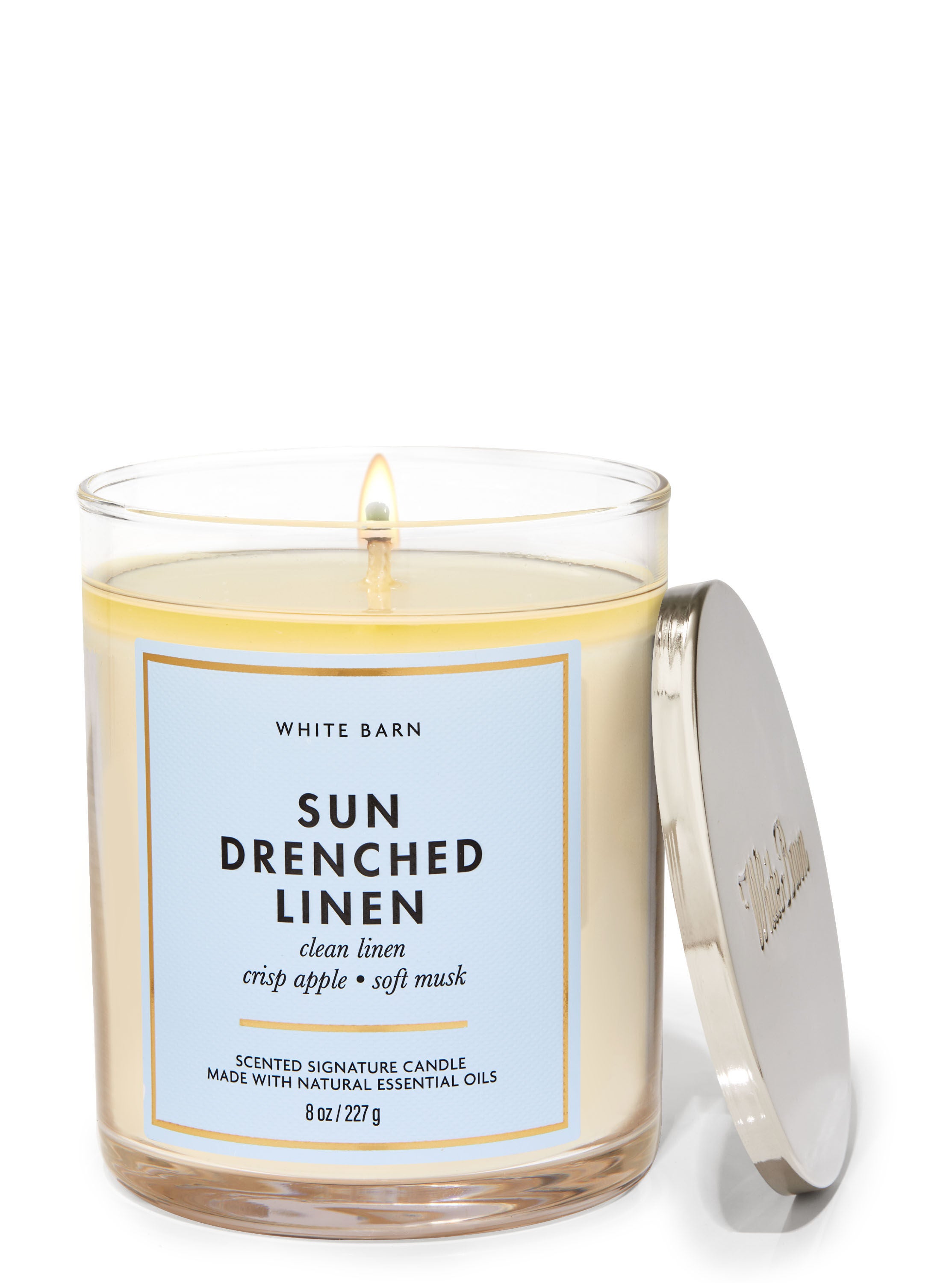 Linen candle | Hamilton Place