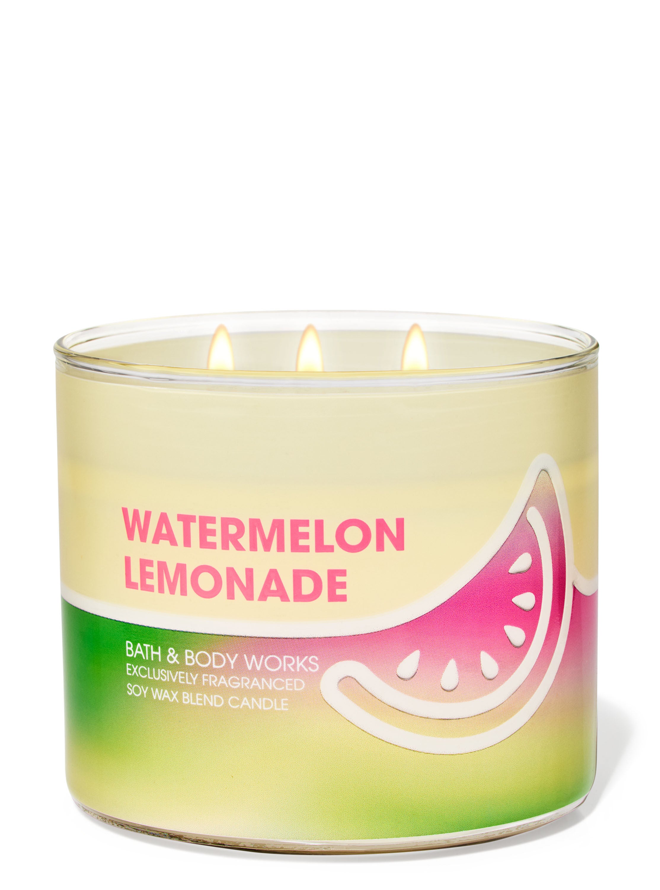Watermelon Lemonade 3 Wick Candle Bath And Body Works