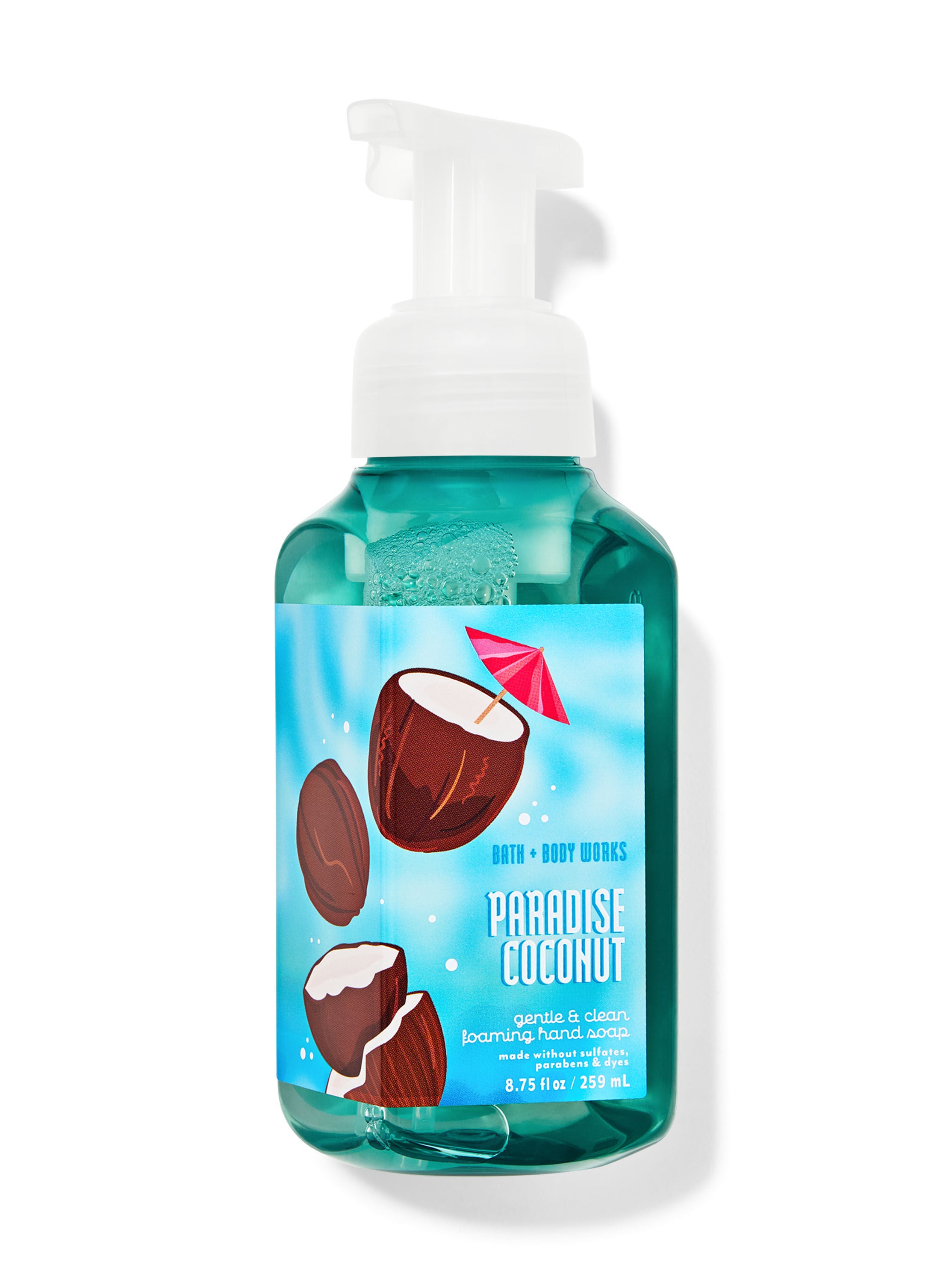 Paradise Coconut Gentle And Clean Foaming Hand Soap Bath And Body Works