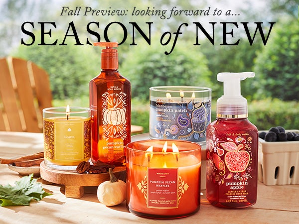 2022 Fall Scents, Candles, Fragrances & More | Bath & Body Works